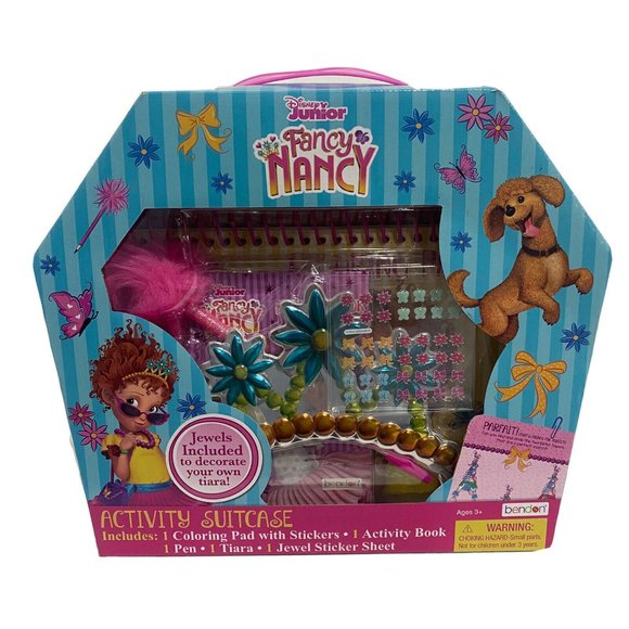 Disney | Toys | Disney Fancy Nancy Activity Suitcase W Coloring Pad ...